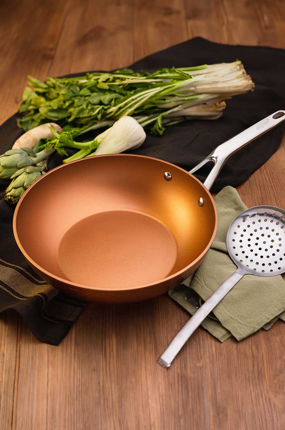 Sarten Forjada con Antiadherente Origen 28 cm de San Ignacio - Rouge Maison